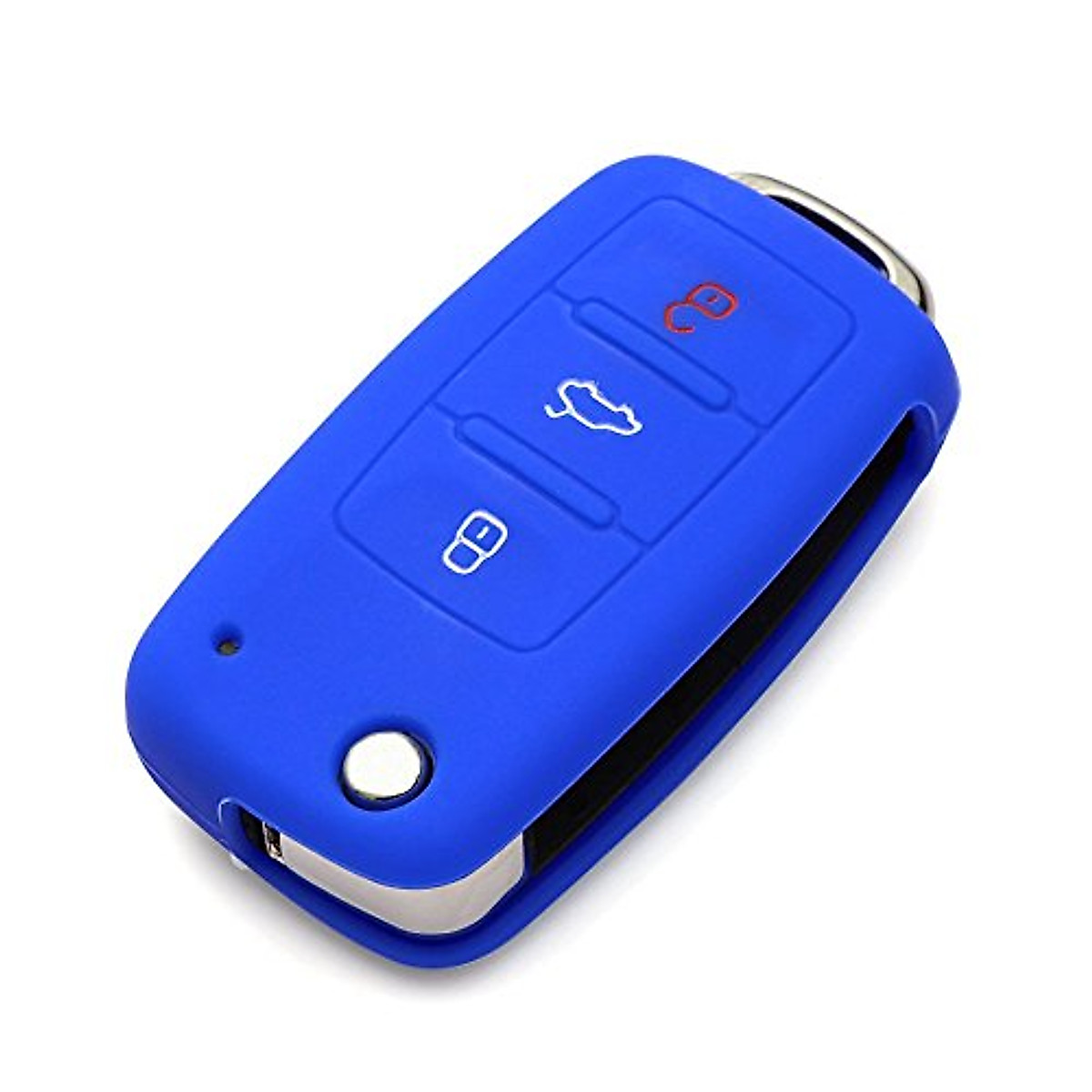 9 moon® Silicone Remote Flip Key FOB Silicone Case Cover for VW Volkswagen New