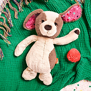 B. toys- B. softies-12" Plush Dog - Huggable Dog Stuffed Animal Toy – Soft & Cuddly Plush Puppy – Washable – Babies, Toddlers, Kids- Happy Hues- Cupcake Pup- 0 Months +