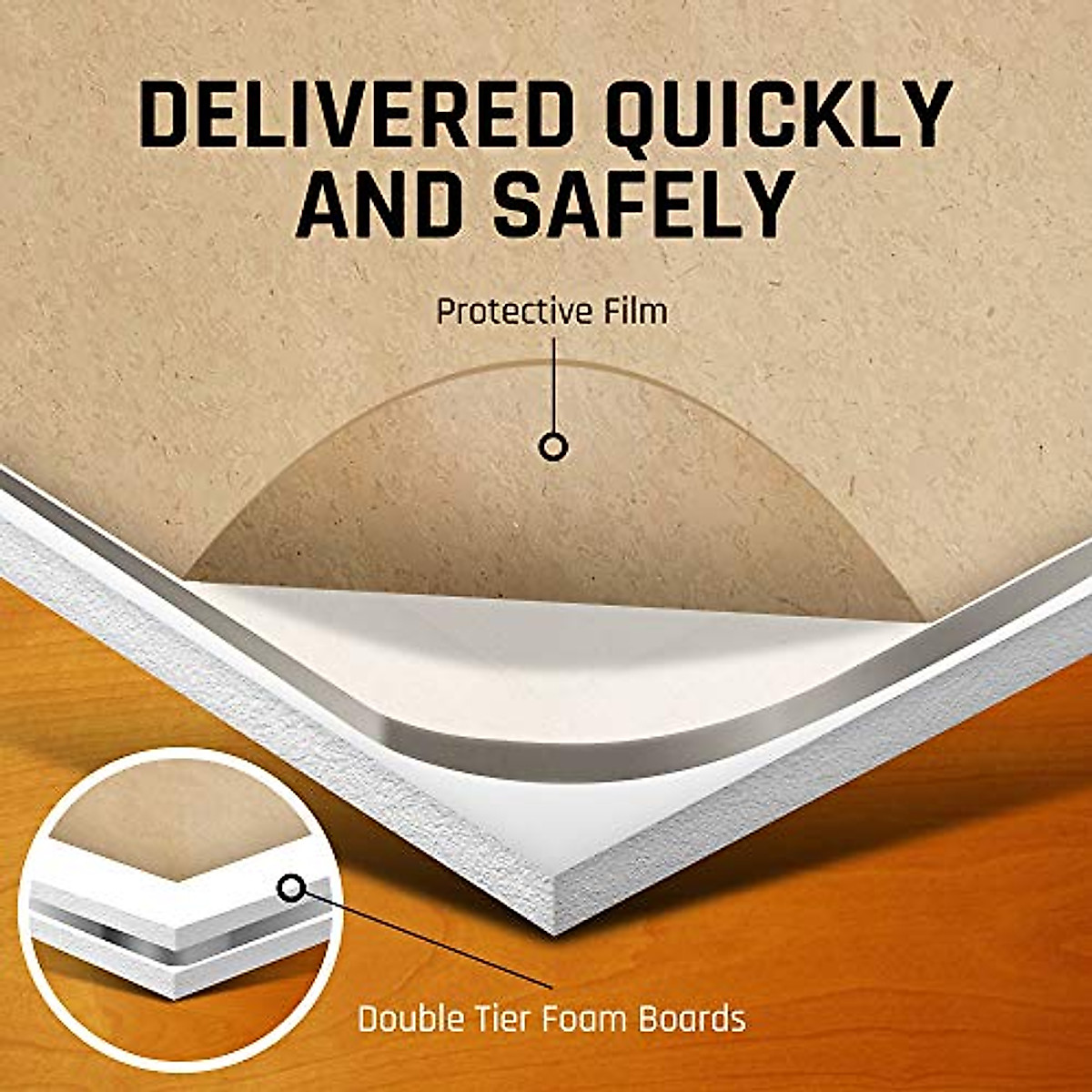 Clear Acrylic Plexiglass Sneeze Guard 36"W x 24"H - Protective Plastic Window Barrier Screen and Shield - Freestanding Portable Germ Protection Shields for Office Desk, Counter, Table and Nail Salon