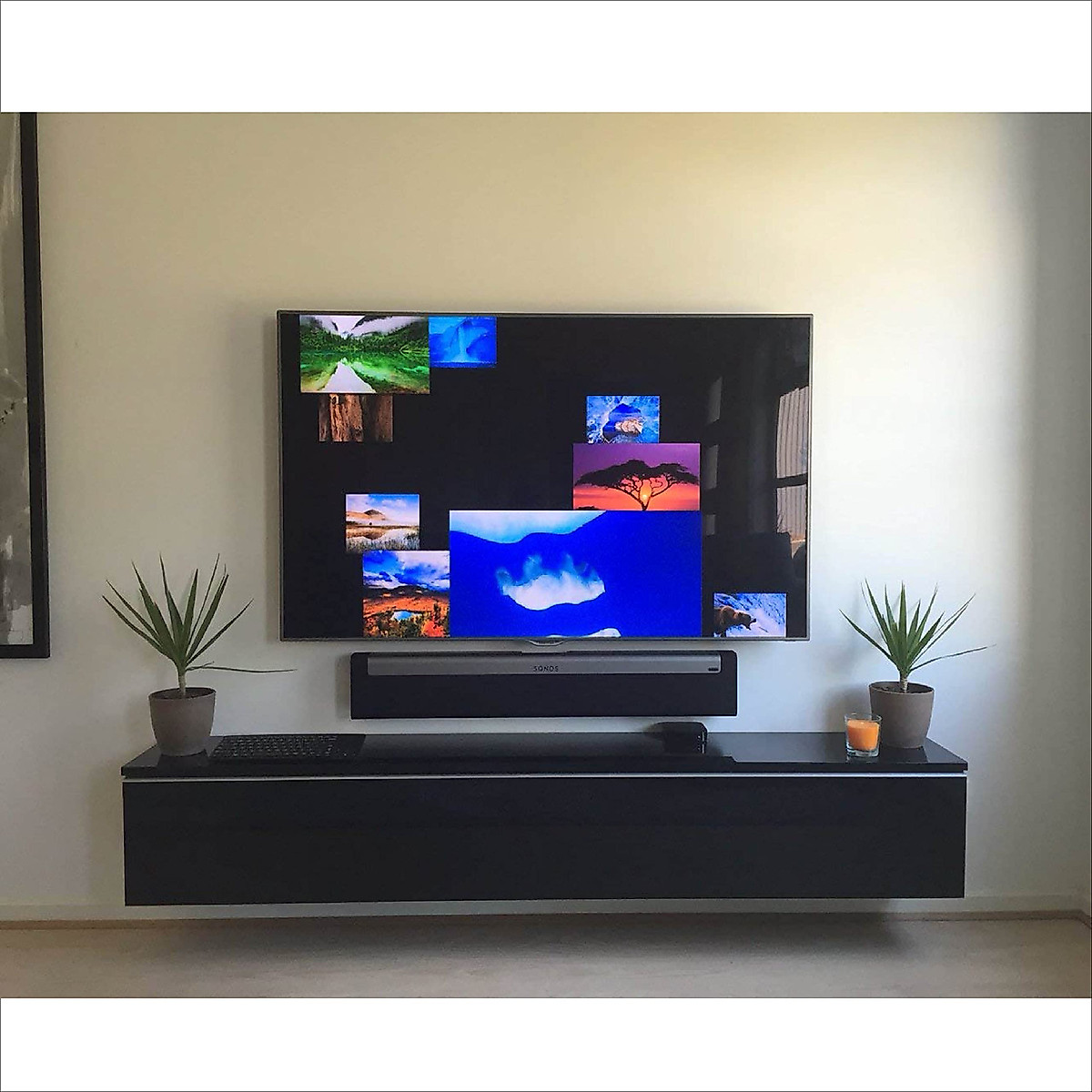 Playbar Wall Mount Bracket Kit with Mounting Accessories for Sonos Soundbar, Designed in The UK by Soundbass