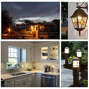 Yosenmi G4 LED Bulb AC/DC 100V-265V 5W, 40W G4 Base Halogen Bulb Replacement, 3000K Warm White, Non-Dimmable G4 Light Bulb 10-Pack