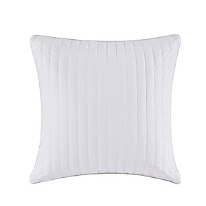 INK+IVY Dora Organic Cotton Duvet Set, Chambray with Textured Clipped Yarns and Tufted Geometric Design, Breathable, All Season Boho Bedding, Matching Shams, King/Cal King(104"x92") Blue 3 Piece