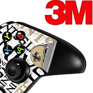 Skinit Decal Gaming Skin Compatible with Xbox One X Controller - Officially Licensed NFL New Orleans Saints - Blast Design