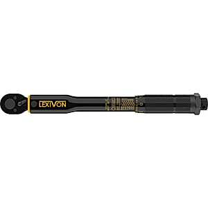 LEXIVON Inch Pound Torque Wrench 1/4-Inch Drive | 20~200 in-lb/2.26~22.6 Nm (LX-181)
