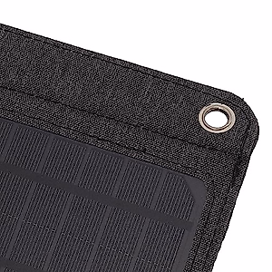 Azusumi Solar Panel 18W 18V Monocrystalline USB DC Type C Output Power Supply Solar Panel for Charging