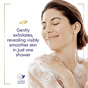 Dove Body Wash Instantly Reveals Visibly Smoother Skin Gentle Exfoliating Effectively Washes Away Bacteria While Nourishing Your Skin 22 oz 4 Count
