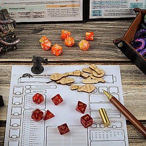 Healing Potion Tokens Set of 21 Wood Laser Cut and Etched DND Accessories for Dungeons and Dragons 5th Edition