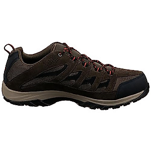 Columbia Mens Crestwood Hiking Shoe Breathable, High-Traction Grip, Camo Brown, Heatwave, 10 US