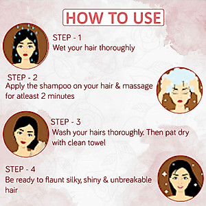 NUTRIGLOW Naturals English Rose Shampoo, Scalp De-Tox, Organic Extracts, Control Dandruff and Damage Repair, Best For Dry Scalp, Soothing To Hair, No Parabens & Sulphates 10.14 Oz