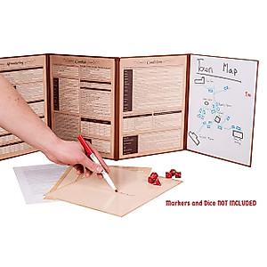 Hexers XL Role-Playing Game Board and Hexers Game Master Screen