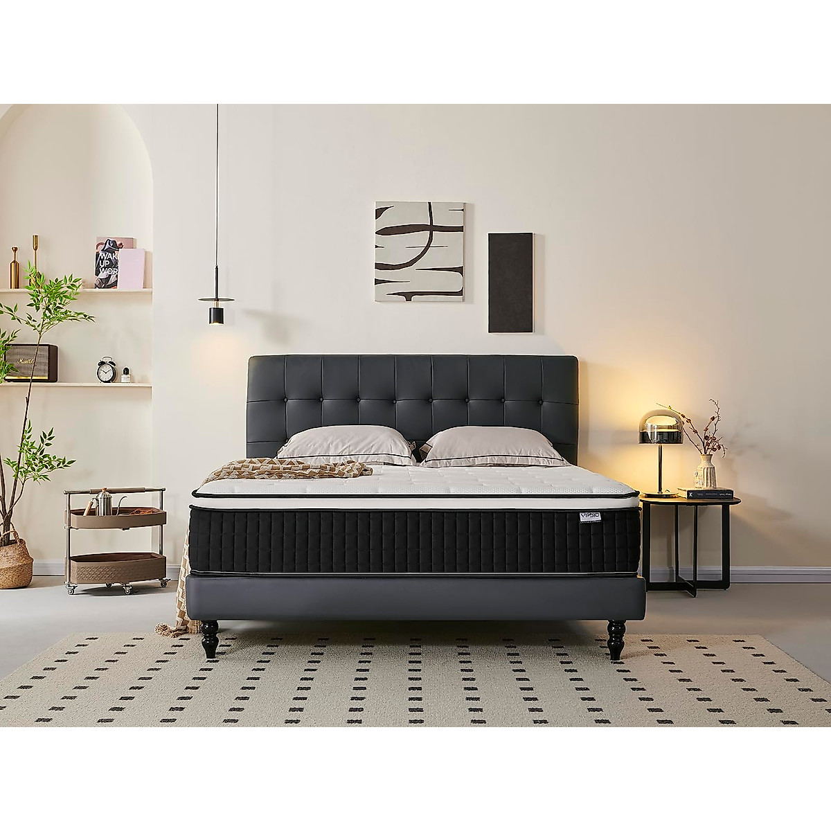 VPSIO 10 Inch Twin Mattress - Medium Firm Twin Mattress for Kids - Memory Foam Relieves Pressure - Individual Pocket Springs Provide Precise Support - Twin Bed Mattress for Bunk Bed