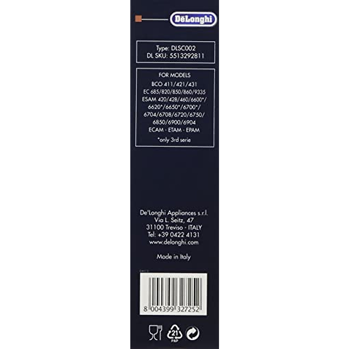 DeLonghi Water Filter