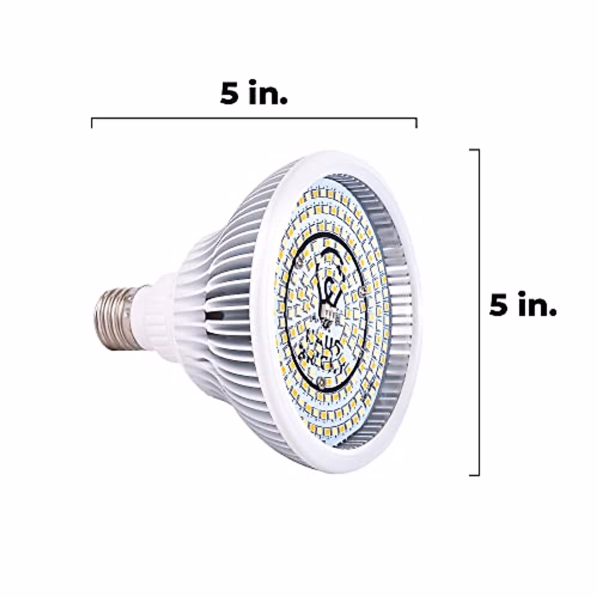 HAUS BRIGHT Smart LED Grow Light Bulb - Dimmable Warm, Cool & Daylight | Schedule & Timer | Full Spectrum Grow Lights Indoor Plants | Grow Lamp | E26/27 | 20W with 288 PPFD
