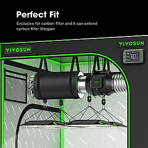 VIVOSUN 6 Inch Prefilter for 6" Carbon Filter