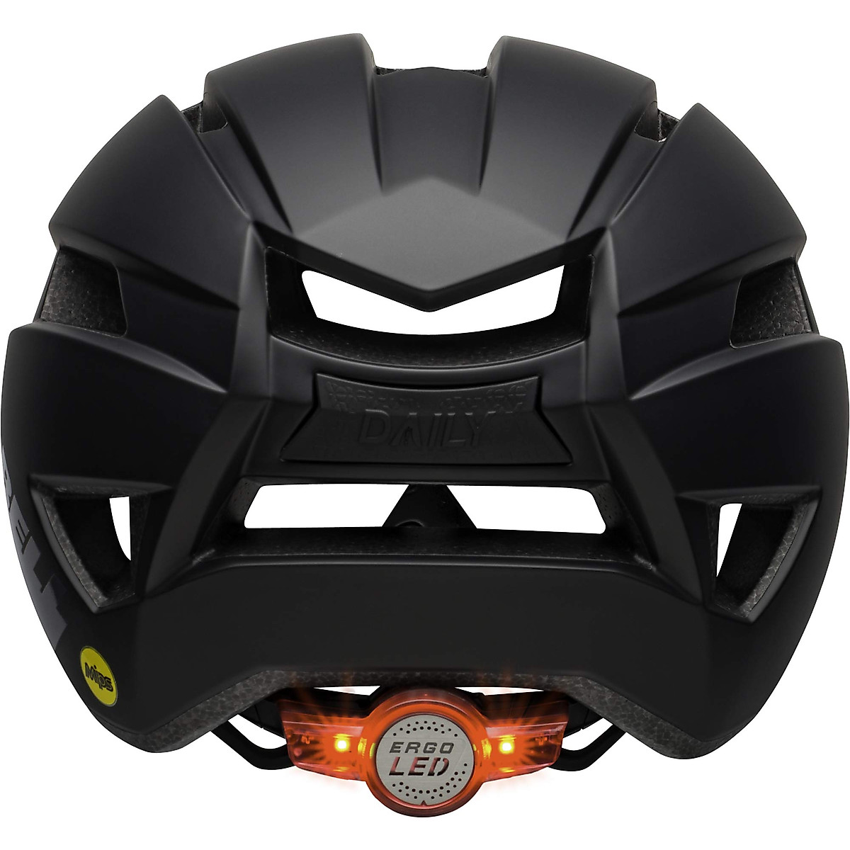 Bell Daily MIPS LED Adult Commuter Bike Helmet - Matte Black (2021), Universal Adult (53-60 cm)
