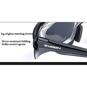 Rungear Polarized Sports Sunglasses with 5 Interchangeable Lenses, Tr90 Unbreakable glasses for Men Women Cycling Driving Running MTB Racing Ski Goggles (Black)