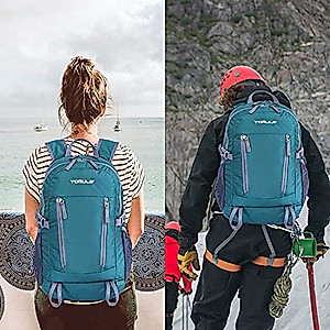 TOMULE 25L Small Hiking Backpack Travel Daypack for 3 Years+, Water Resistant Packable Camping Bike Backpack for Women Men