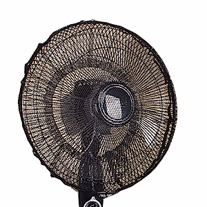 Asekonc 2 Pack Round Electric Fan Guard Dust Cover，Damp-Proof Cover for Pedestal Fan Summer Washable Dustproof Safety Fan Protection