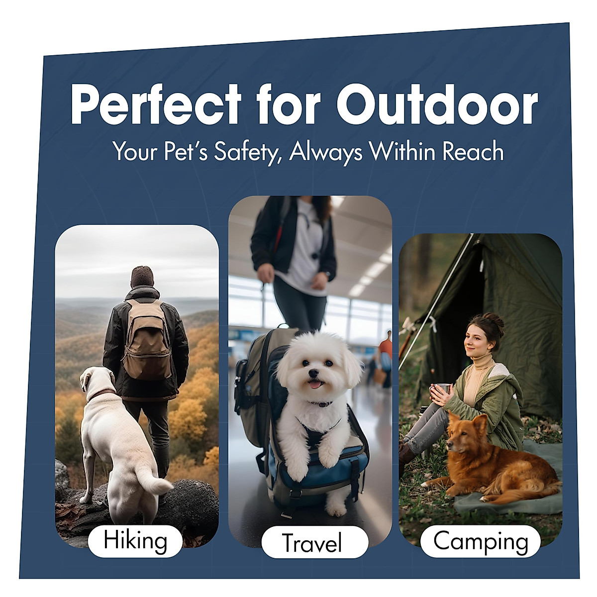 Happy Paws Pet First Aid Kit for Dogs and Cats - Complete Travel Emergency Kit, Puppy and Cat Safety, Portable First Aid Solution for Pets, Ideal for Home or Outdoors