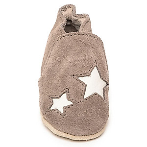 Minnetonka Star Infant Bootie Kids Infant-Toddler Slipper 3 M US Infant Grey