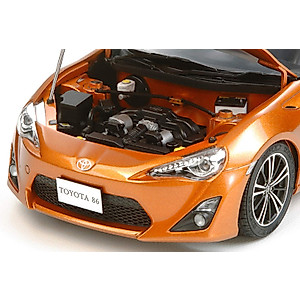 TAMIYA 300024323 Toyota GT86 Kit-Highly Detailed Model 1:24 Scale Movable Wheels and Steering 116 Pieces