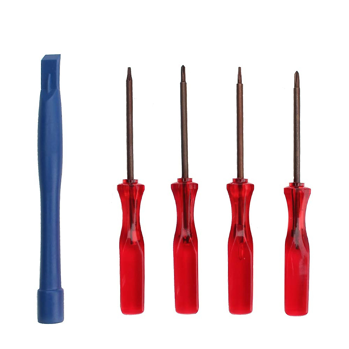 SWEALEER Laptop Repair Tool 4 PCS Screwdrivers Set Includes 1.2 P5 Pentalobe T5 Torx Hexagon 2.0 Tri-Wing Triangle for Laptop Battery Removal