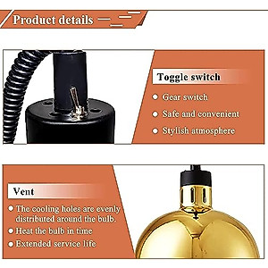 LINKANRUO Commercial Food Warmer,Warmer Lamp Hose Retractable Food Heating Lamp,Hanging Food Heat Lamp,for Home Kitchen Hotel Restaurant Food Service Lamps
