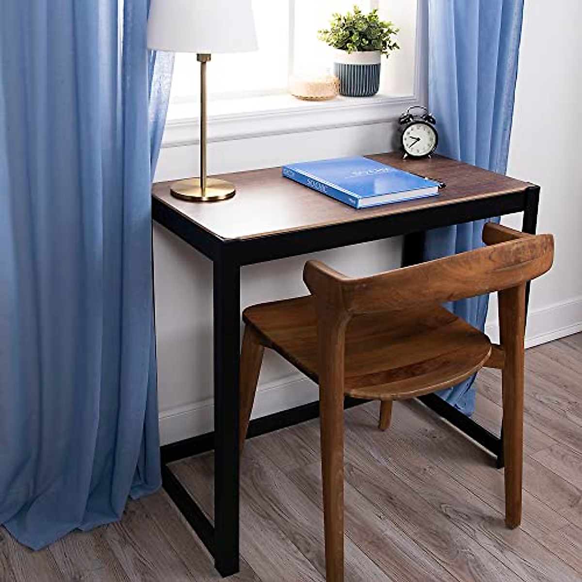 KEPSUUL Heavy Duty 2 Shelf Customizable Adjustable Tier Modular Short Metal Shelving and Multipurpose Storage Bookcase Room Divider for Garage, Kitchen, Bedroom 29.75" H – Black