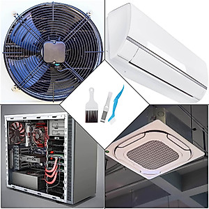 Air Conditioner Condenser Fin Comb Cleaner kit, Air Conditioner Fin Cleaner Brush Kit, Kitchen Small Appliances Coil Whisk Clean Brush Stainless Steel Metal Fin Comb, Evaporator Radiator Repair Tool