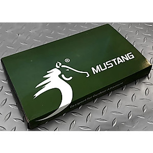 Fury Mustang Mirror Finished Razor Edge Blade Hunting Knife, 8-Inch