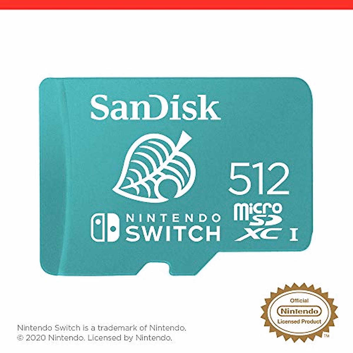 SanDisk 512GB microSDXC Card Licensed for Nintendo Switch - SDSQXAO-512G-GNCZN