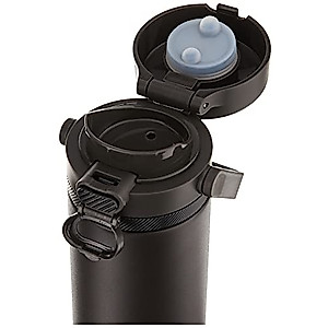 ALTA SERIES BY THERMOS Stainless Steel Direct Drink Bottle, 16 Ounce, Espresso Black