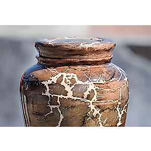 Resin Keepsake and Wooden Cremation Urn for Human Ashes Male/Female, Cremation Adult Funeral Urn Box # Personalized Urn for Human Ashes - Custom Urn for Ashes (Large)