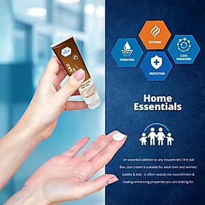 Medpride Vitamin A & D Diaper Rash Ointment| Protectant Cream For Sensitive Baby Skin| 4oz Tube| Lanolin & Petrolatum Formula| Also Suitable for Adult Men/Women- Cuts, Dry-Cracked Hands/Feet/Face Skin