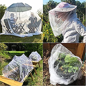 Garden Netting Pest Barrier, Plant Covers 8x24Ft Garden Mesh Netting Mosquito Net Bird Netting for Garden Protection, Garden Net Plant Netting for Raised Garden Beds Row Cover