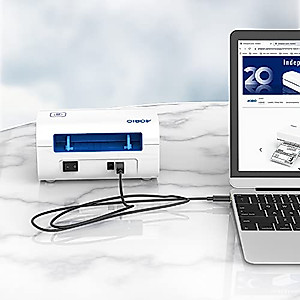 AOBIO USB Type-C Printer Cable for AOBIO Shipping Label Printer - Mac Book Compatible - Printer Accessary