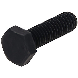 MroMax 10Pcs M6 x 20mm Left Hand Hex Bolt, Carbon Steel Grade 12.9, Black Oxide Finish, Full Thread, Hexagon Head Bolts for Furniture Repair