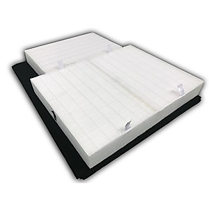 Premium True HEPA Replacement Filters for HPA300 Air Purifier Includes 3 HEPA R Filters and 4 Pre-Activated Carbon Filters - Fits models in the HPA090 series, HPA100 series, HPA200 series, HPA300