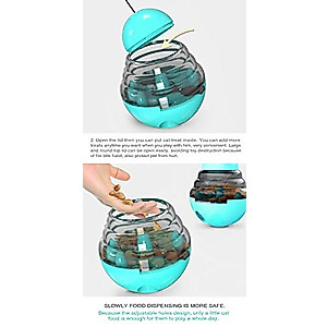 AOSUI cat Treat Toy，Best cat Toys for Bored Cats，cat Treat Dispenser，Treat Dispensing cat Toy，cat Feeder Ball，Kitty Toys，cat Food Toy