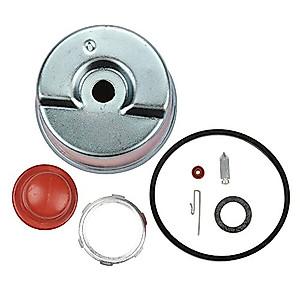 Panari Carburetor Float Bowl + Needle Seat Kit + Primer Bulb for Tecumseh 631867 631021B 631021A 631021 36045A