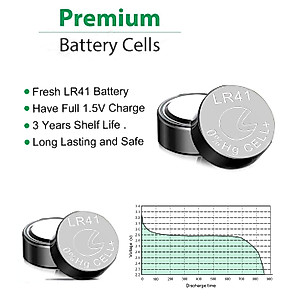 LR41 Battery AG3 392 384 192 Battery 1.5V Button Coin Cell Batteries