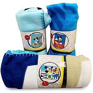 Disney Mickey Mouse M28, Okay and Stars Fleece Throw Blanket