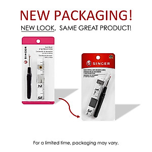 SINGER 00106 Seam Ripper and Tape Measure Combo Kit, black