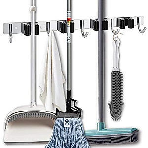 Favbal Wall Mounted Broom Mop Holder