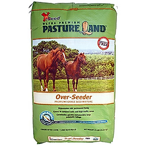 X-Seed 440FS0021UCT185 Land Over-Seeder Pasture Forage Seed, 25-Pound , Green