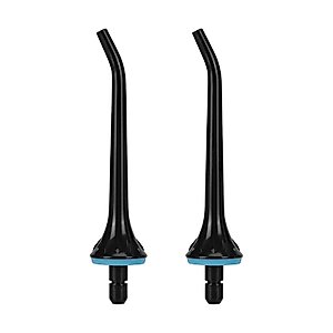 2 Pack Replacement Jet Tips for FC159 Water Flosser, Replacement Nozzles for Nicefeel, MOSPRO, Zerhunt, McNaval, Cremax, ByDiffer & GT Media Water Flosser (Black)
