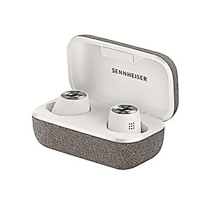 SENNHEISER Momentum True Wireless 2 - Bluetooth in-Ear Buds with Active Noise Cancellation, Smart Pause, Customizable Touch Control and 28-Hour Battery Life - White (Renewed)