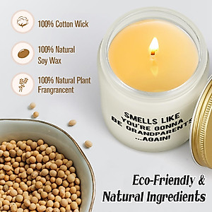 Pregnancy Announcement Gifts for Grandparents, Funny Baby Reveal Gift, Grandparents Again Gifts, Pregnancy Reveal Idea, Promoted to Grandma & Grandpa Gifts, Grandparents To Be, Lavender Scented Candle