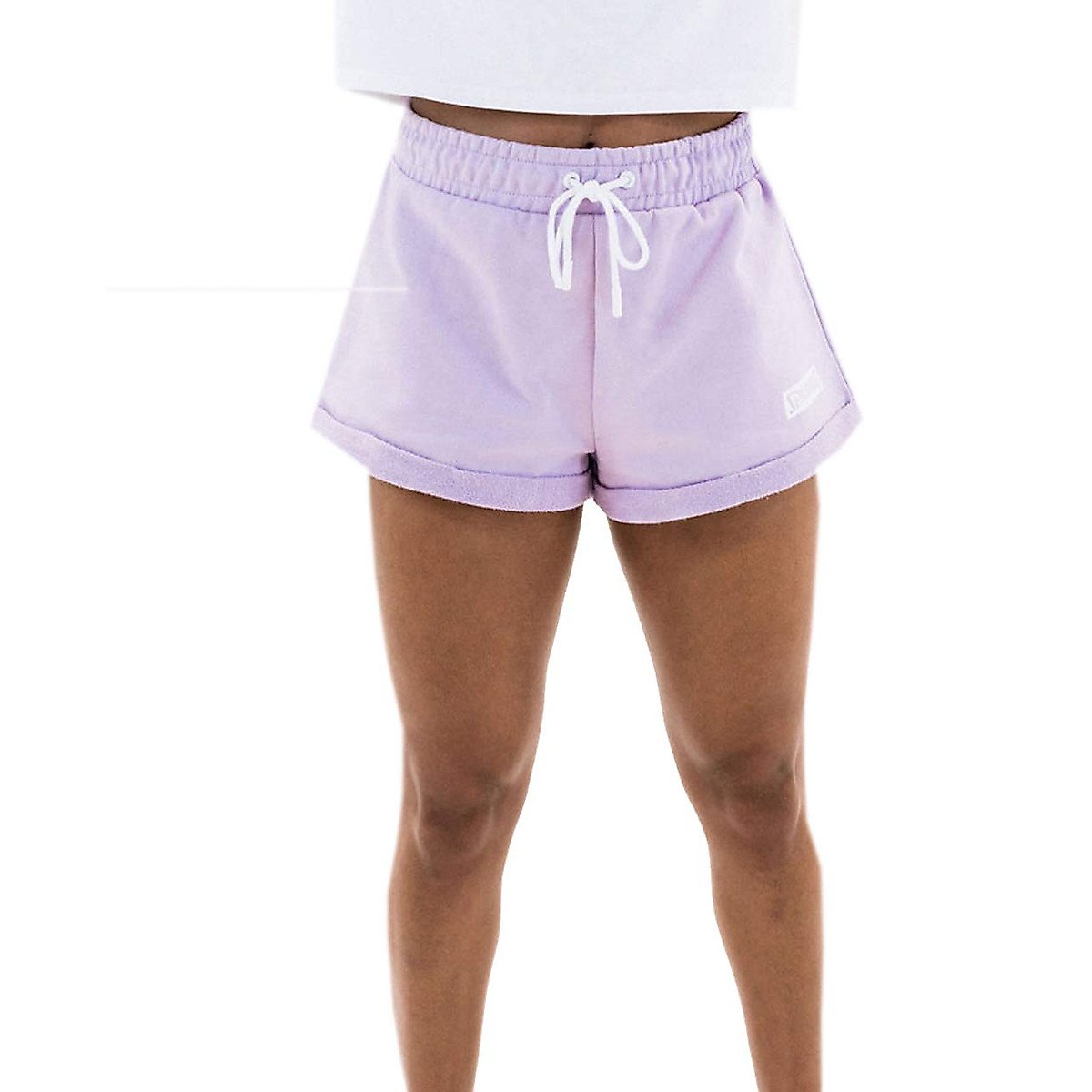 Spalding Women's Workout Lounge Short, Blue Lilac, M