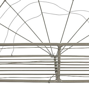 Creative Co-Op Hand Made Metal Wire Wall Shelf